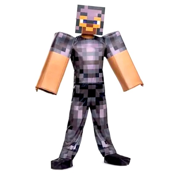 Disguise | Costumes | Disguise Boys Minecraft Steve In Netherite Armor ...